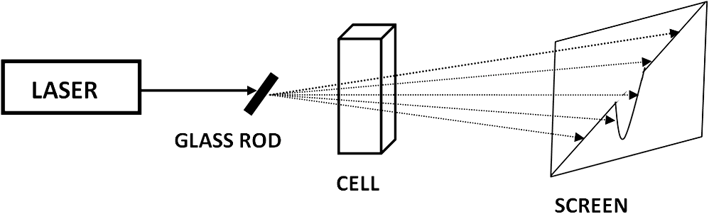 Study of drug diffusion rate by laser beam deflection technique